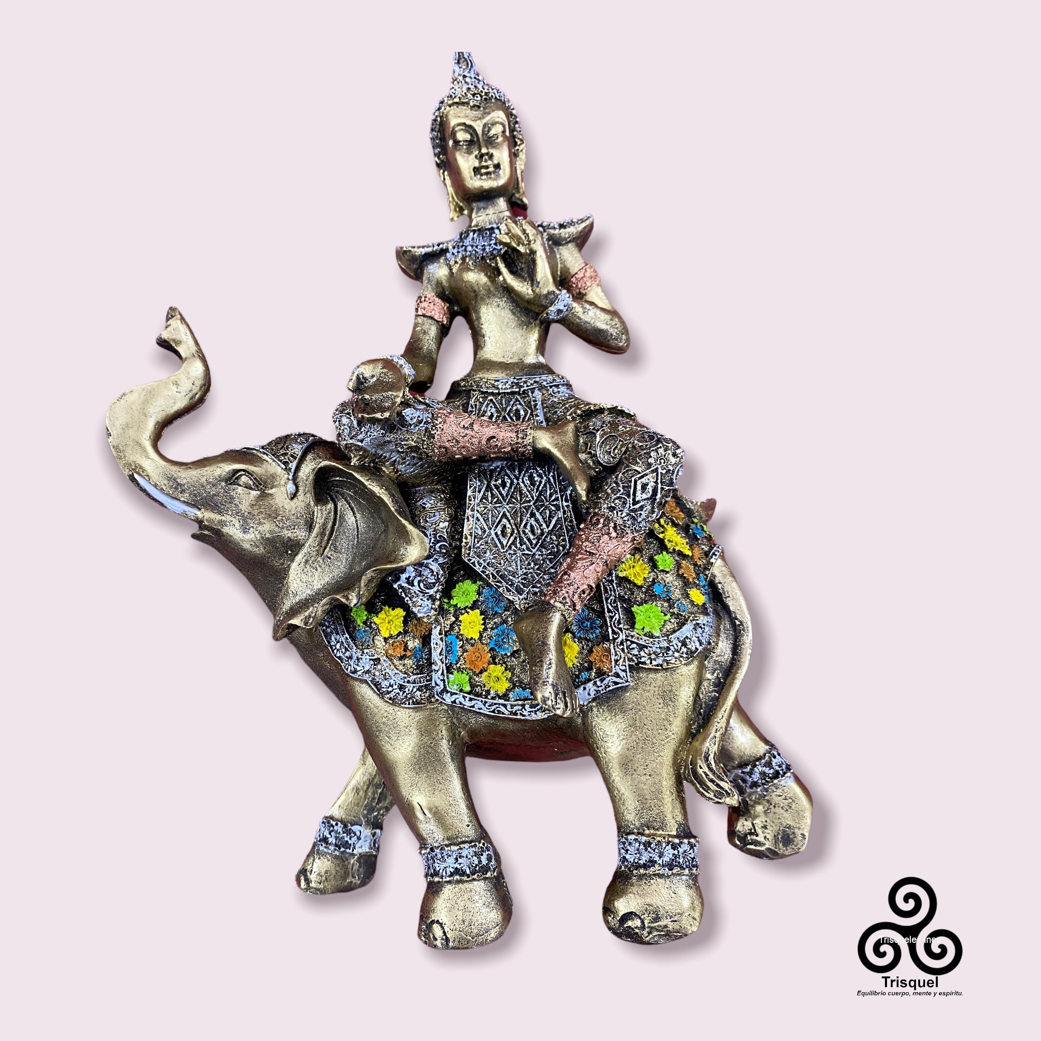 Buda Krishna Elefante - Trisquel en Linea